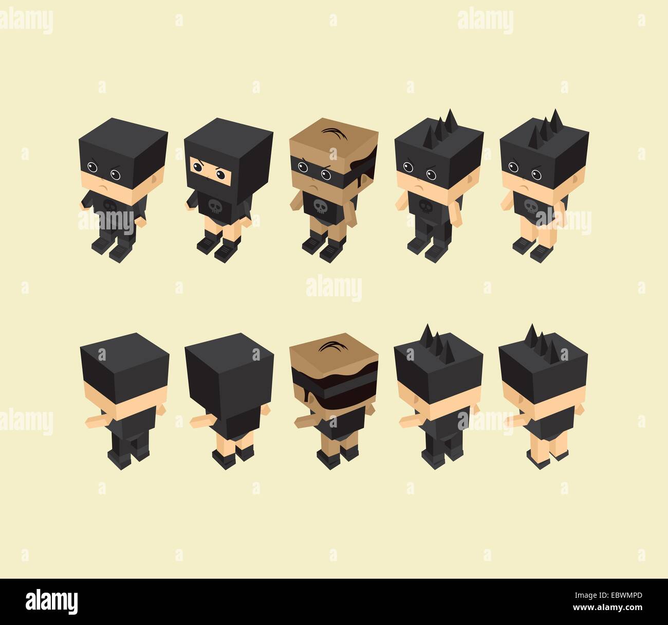 cartoon character art Stock Vector Image & Art - Alamy