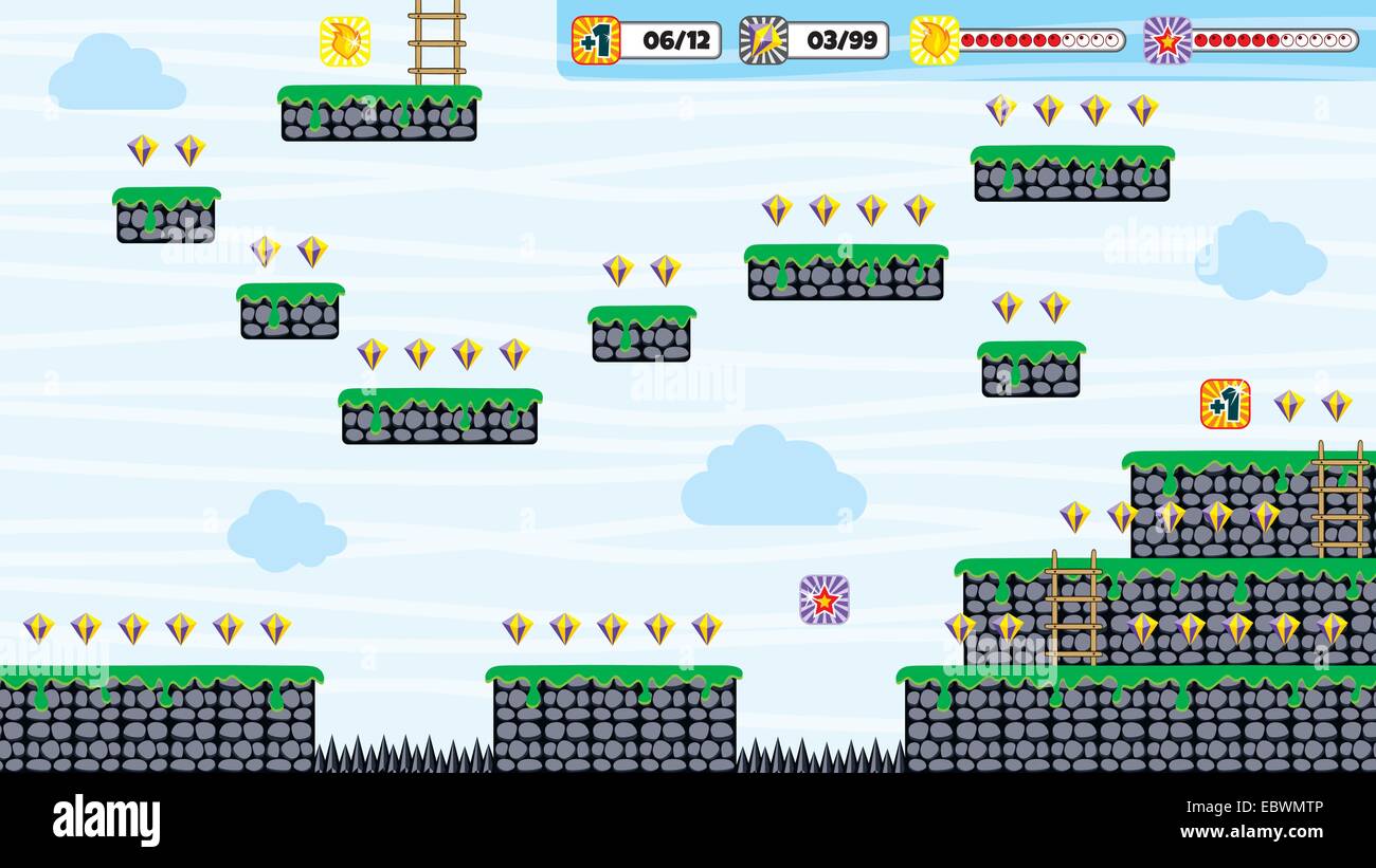 game asset platform Stock Vector Image & Art - Alamy