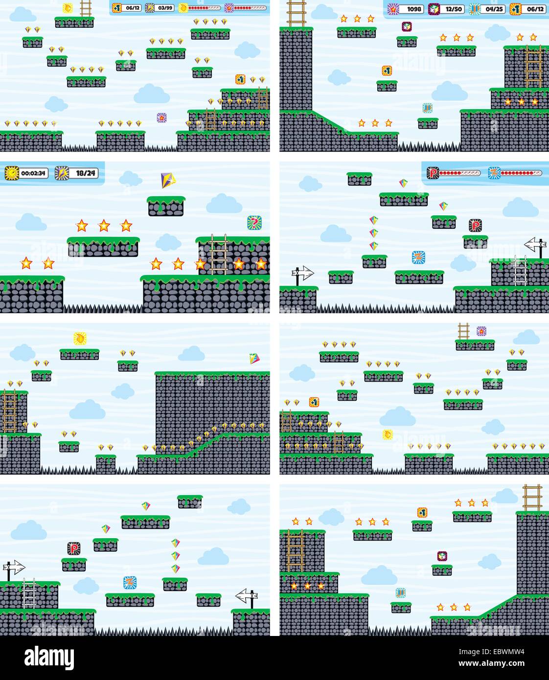 game asset platform Stock Vector Image & Art - Alamy