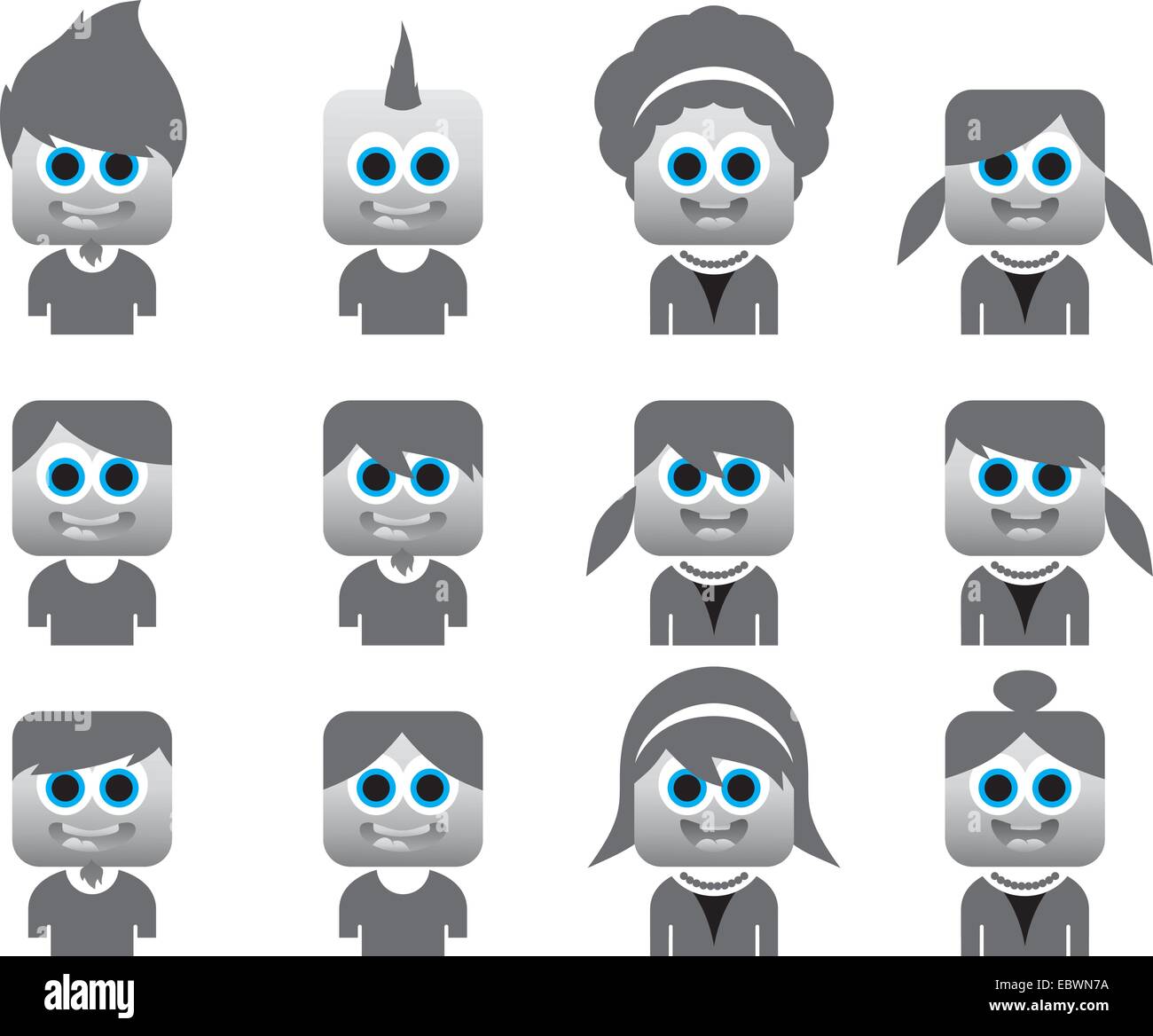 avatar portrait picture Stock Vector Image & Art - Alamy