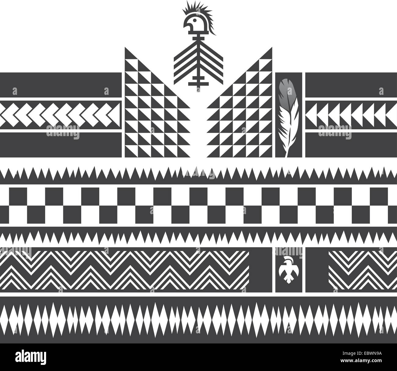 native pattern art Stock Vector Image & Art - Alamy