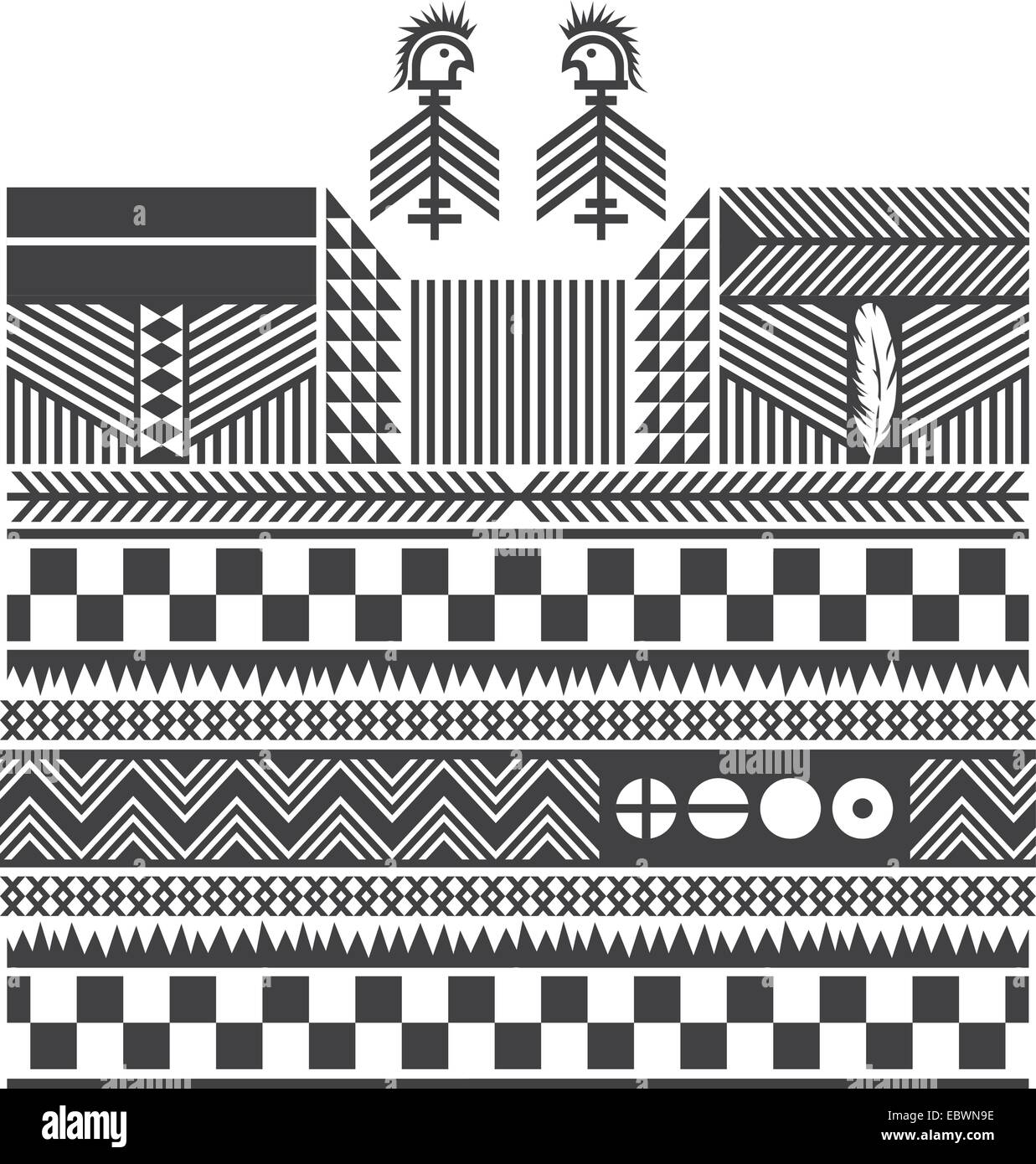 native pattern art Stock Vector Image & Art - Alamy