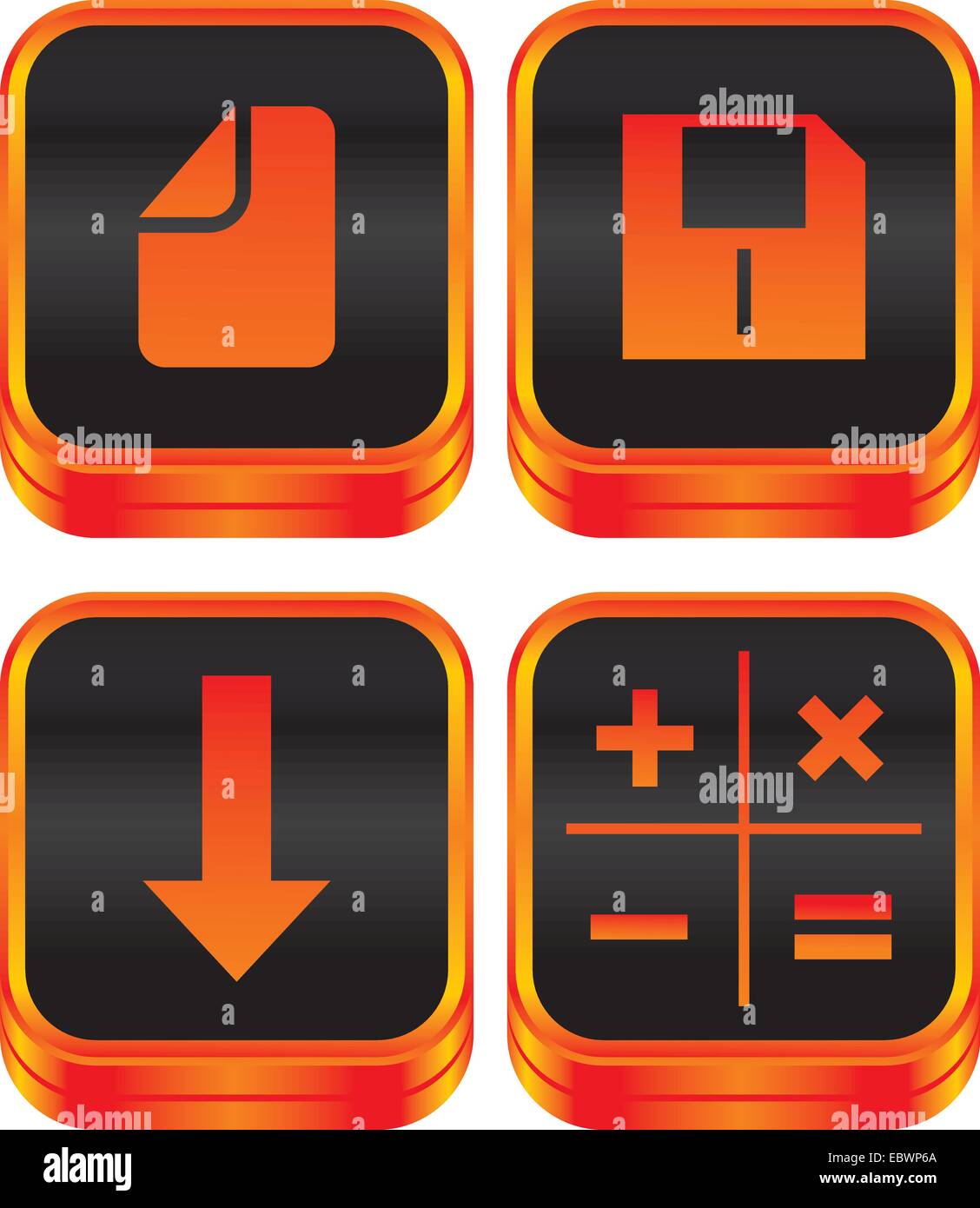 icon button theme Stock Vector Image & Art - Alamy