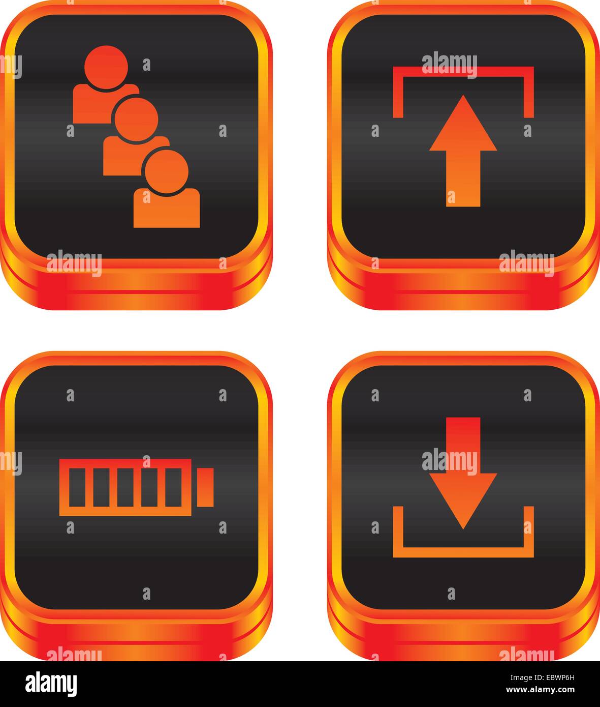 icon button theme Stock Vector Image & Art - Alamy