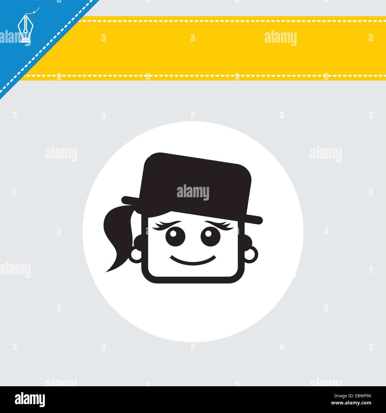 avatar portrait picture Stock Vector Image & Art - Alamy