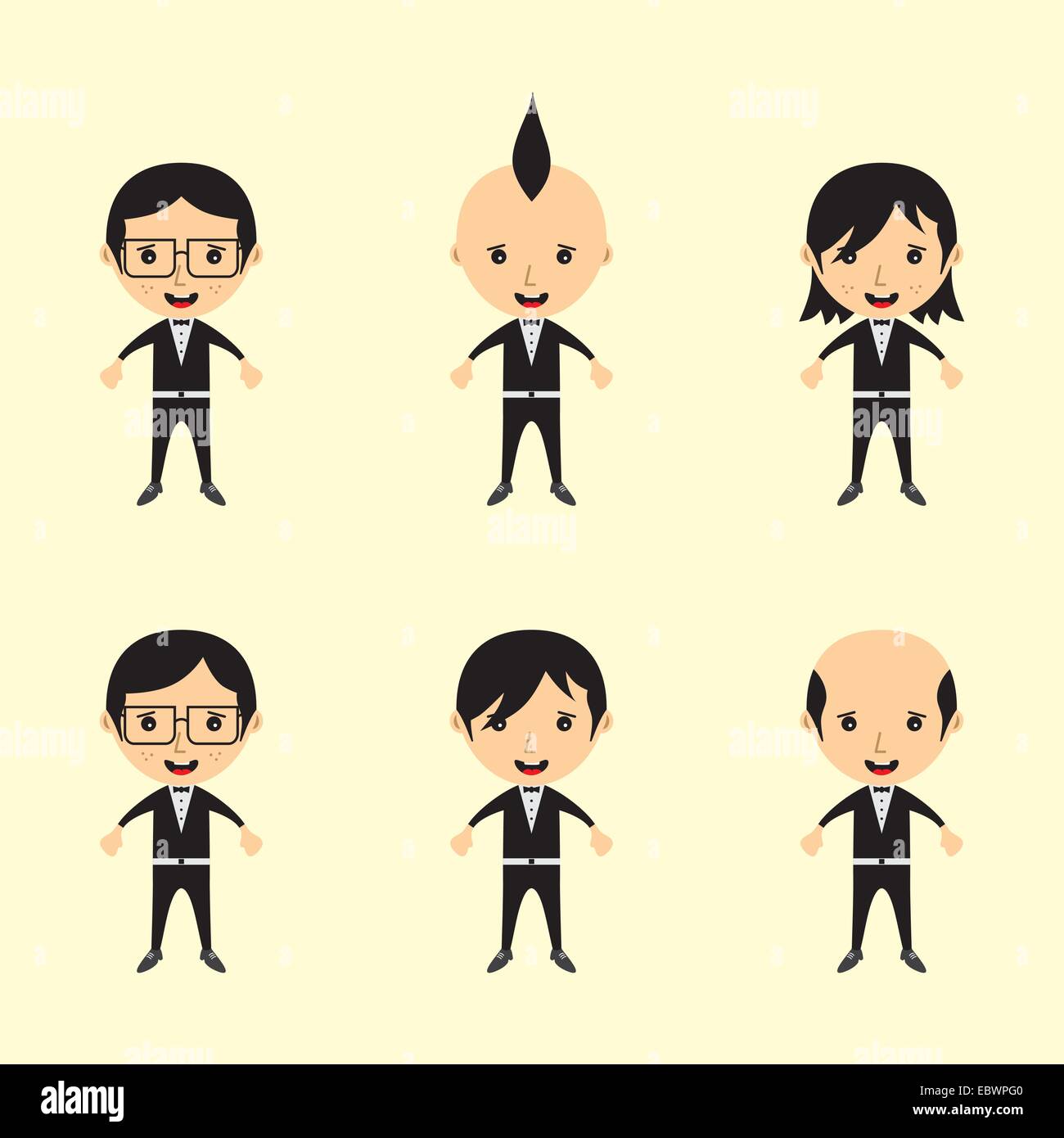 cartoon character art Stock Vector Image & Art - Alamy