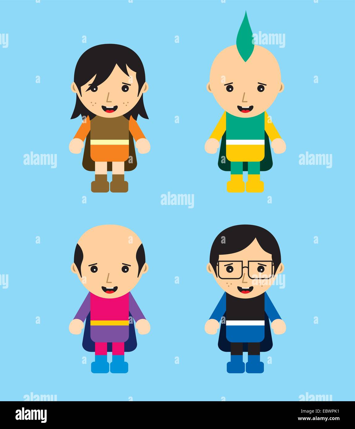 cartoon character art Stock Vector Image & Art - Alamy