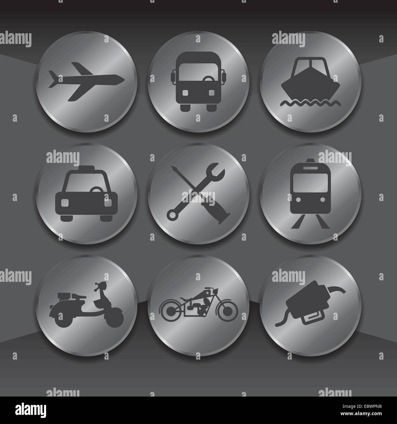 icon button theme Stock Vector Image & Art - Alamy