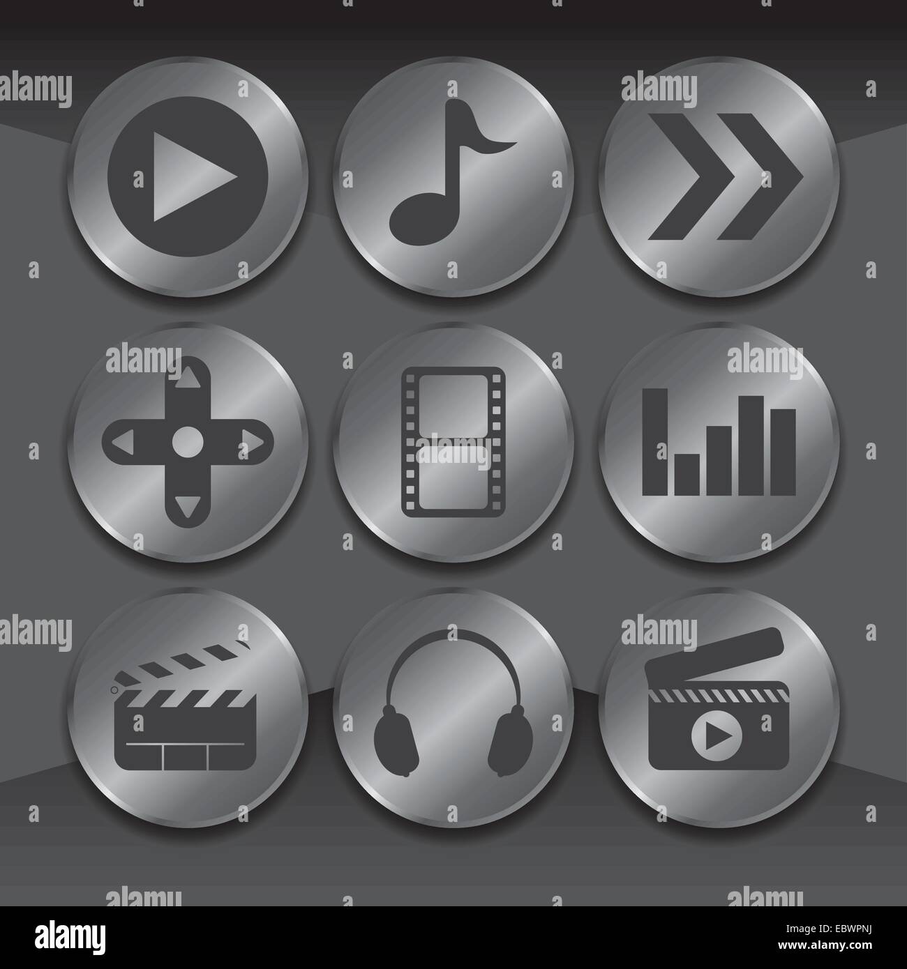 icon button theme Stock Vector Image & Art - Alamy