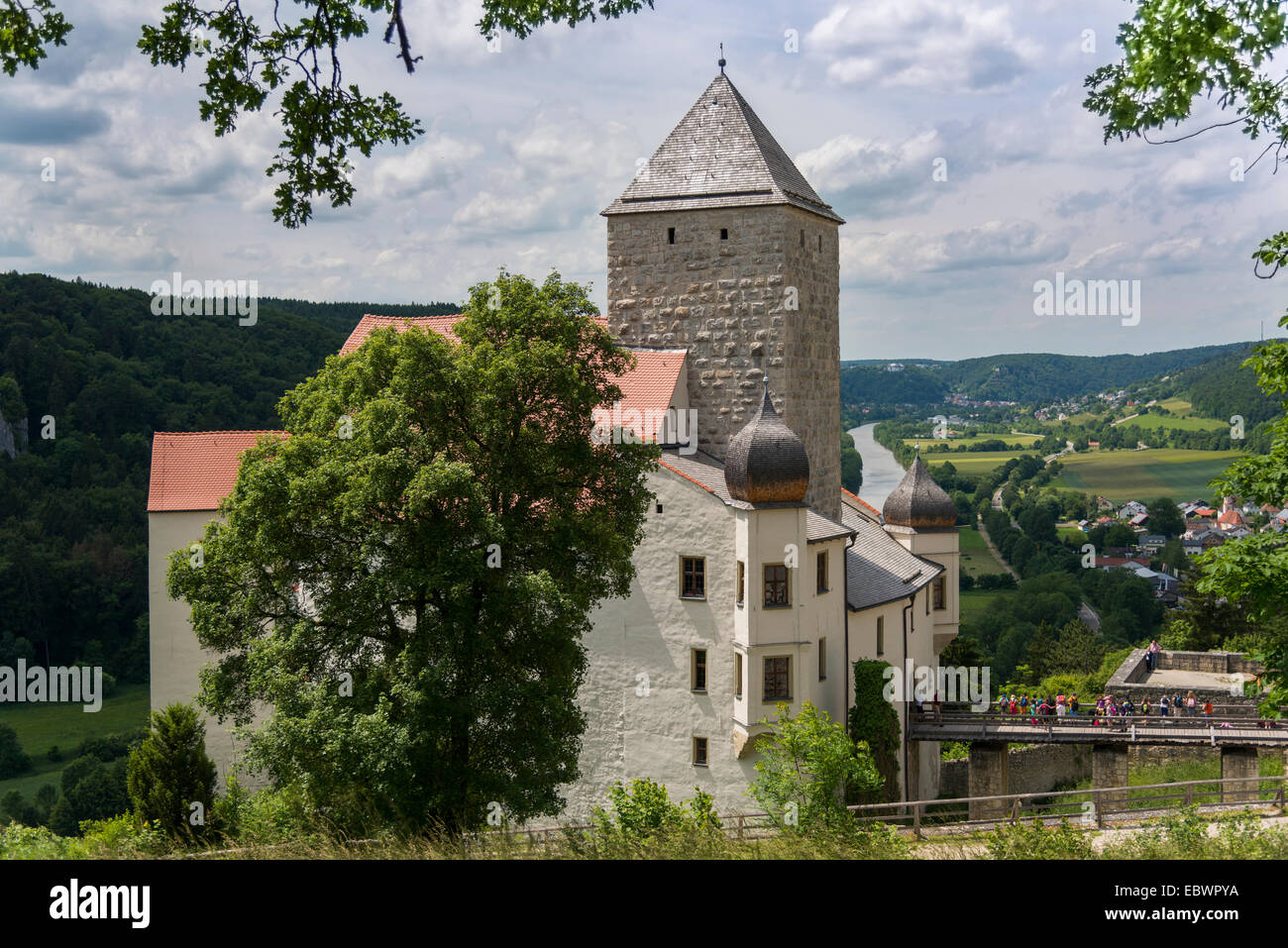 Prunn Castle, Prunn, Riedenburg, Lower Bavaria, Bavaria, Germany Stock ...