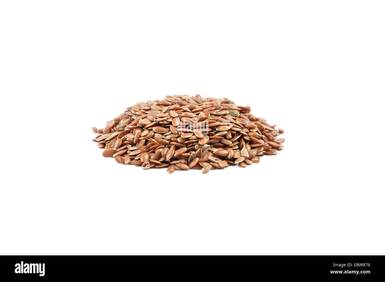 Flaxseed on white Stock Photo - Alamy