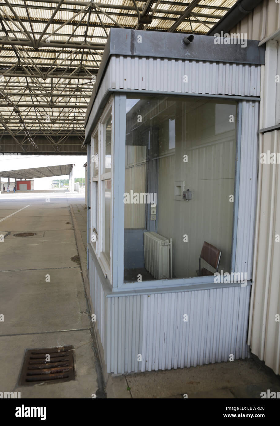 Memorial site at Helmstedt–Marienborn border crossing, former GDR ...