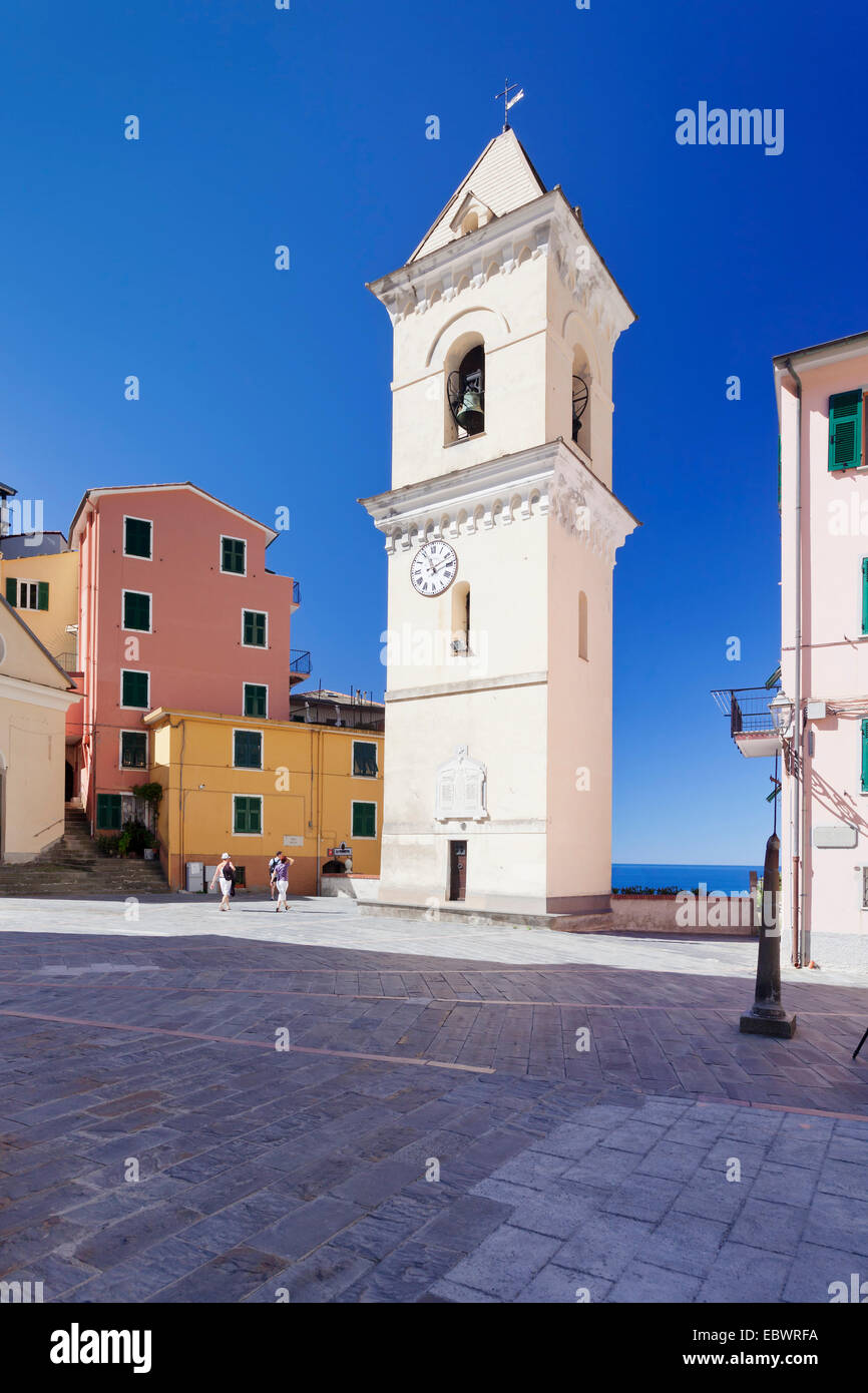 Church of San Lorenzo, Manarola, Cinque Terre, Rivera di Levante ...