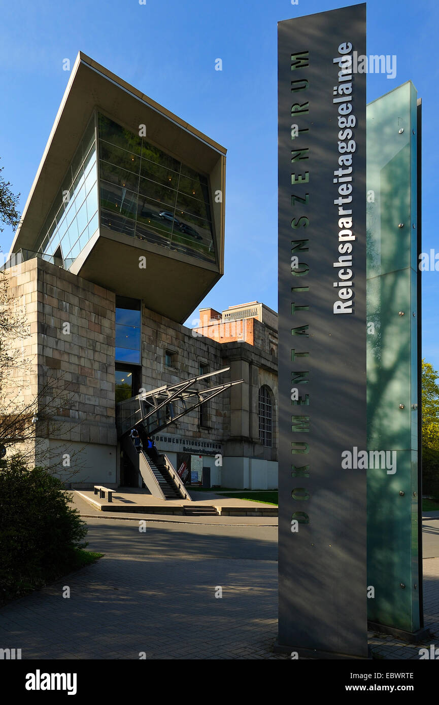 Modern entrance to the Documentation Centre, Nazi Party Rally Grounds ...