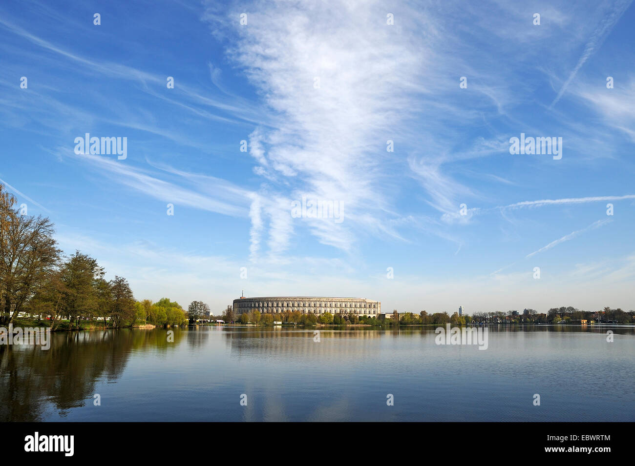 Complete view of the former unfinished Congress Hall of the NSDAP 1933 ...