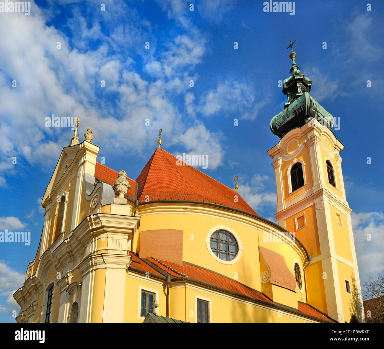 Gyor, W Transdanubia, Hungary. Carmelite Church (Early Italian Baroque ...