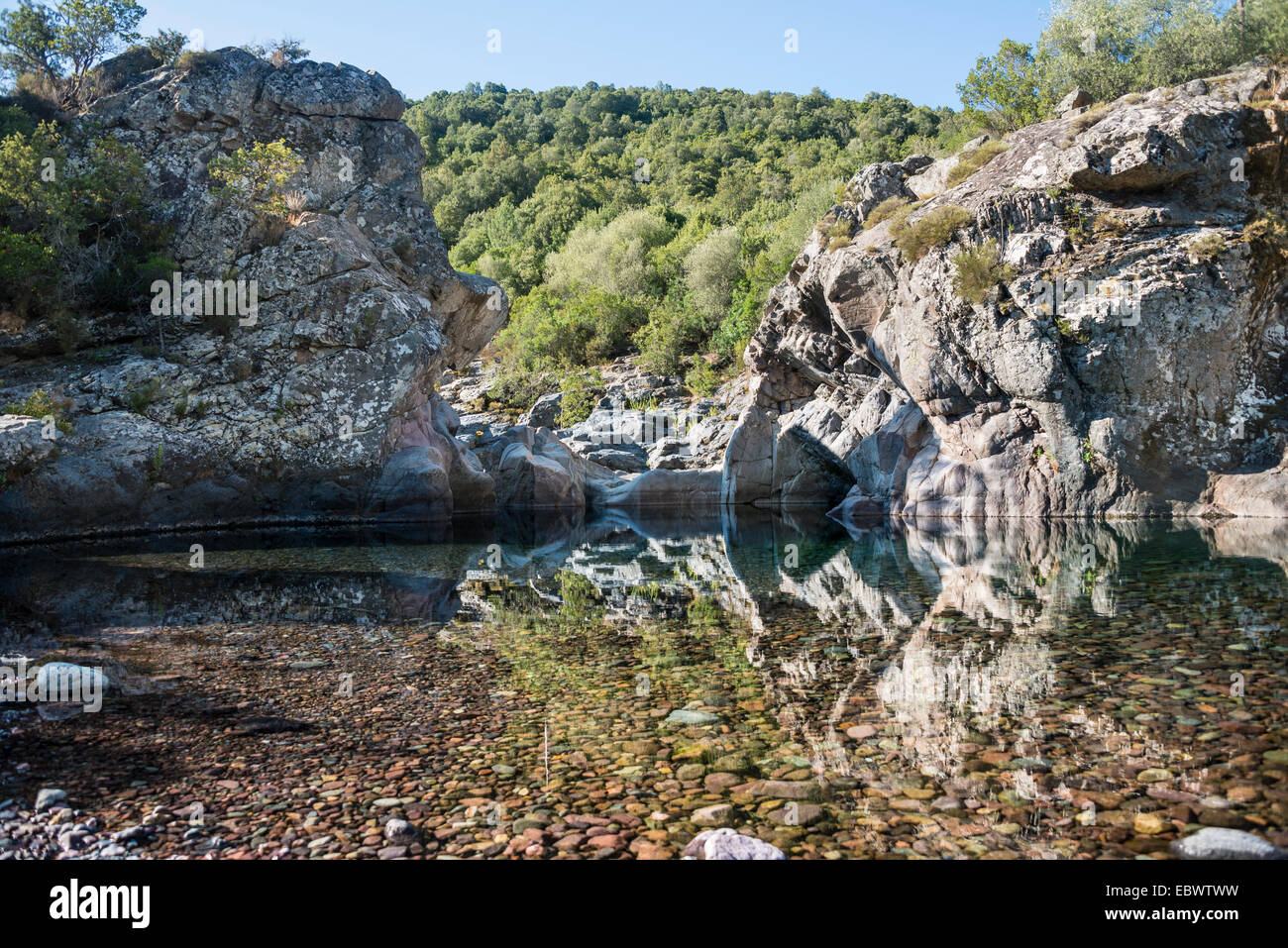 Fango river, Tuarelli, Fango valley, Vallée du Fango, Haute-Corse ...