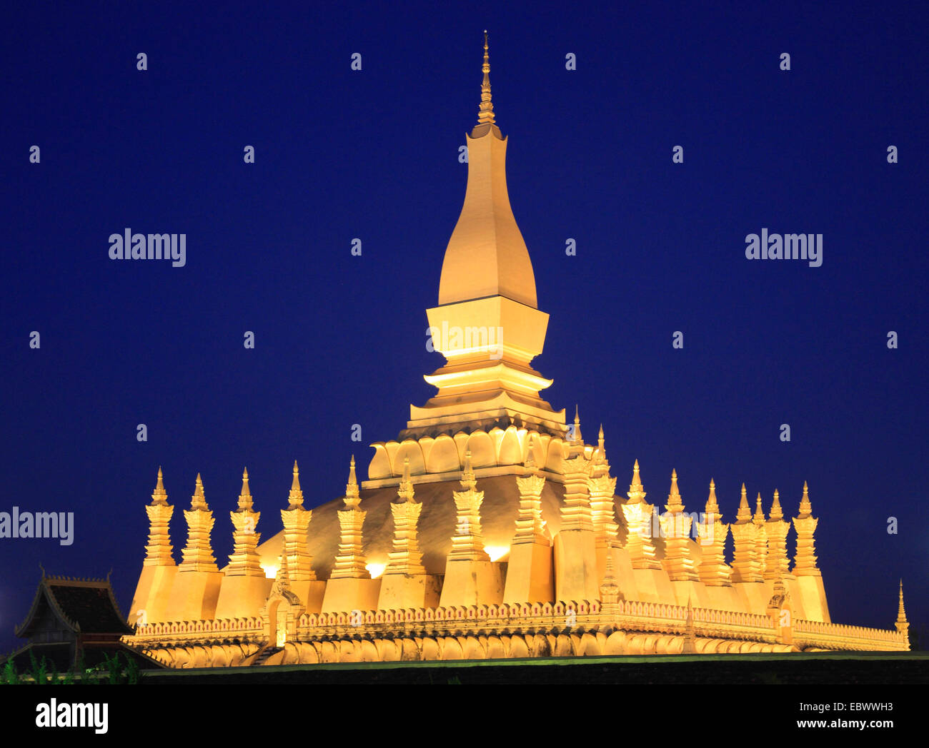 That Luang Stupa, Laos, Vientiane Stock Photo - Alamy