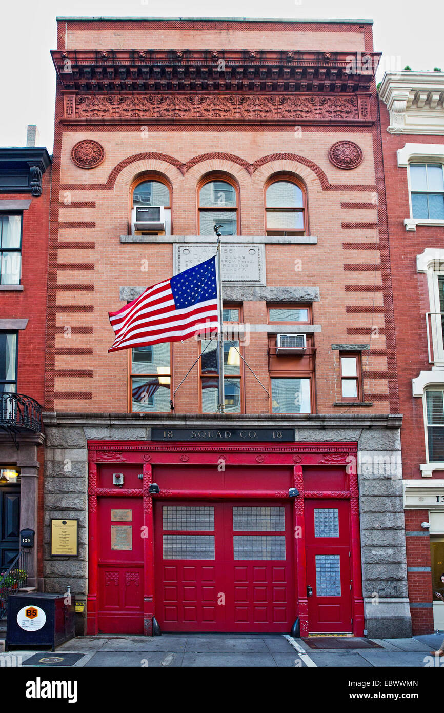 FDNY firehouse, New York City, NY, USA, Oct. 18, 2014 Stock Photo - Alamy