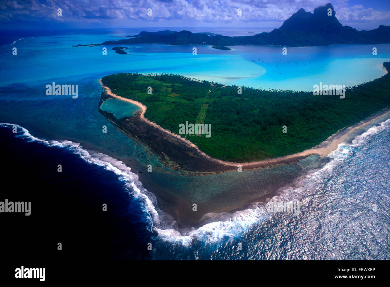 Tahiti Island From Above