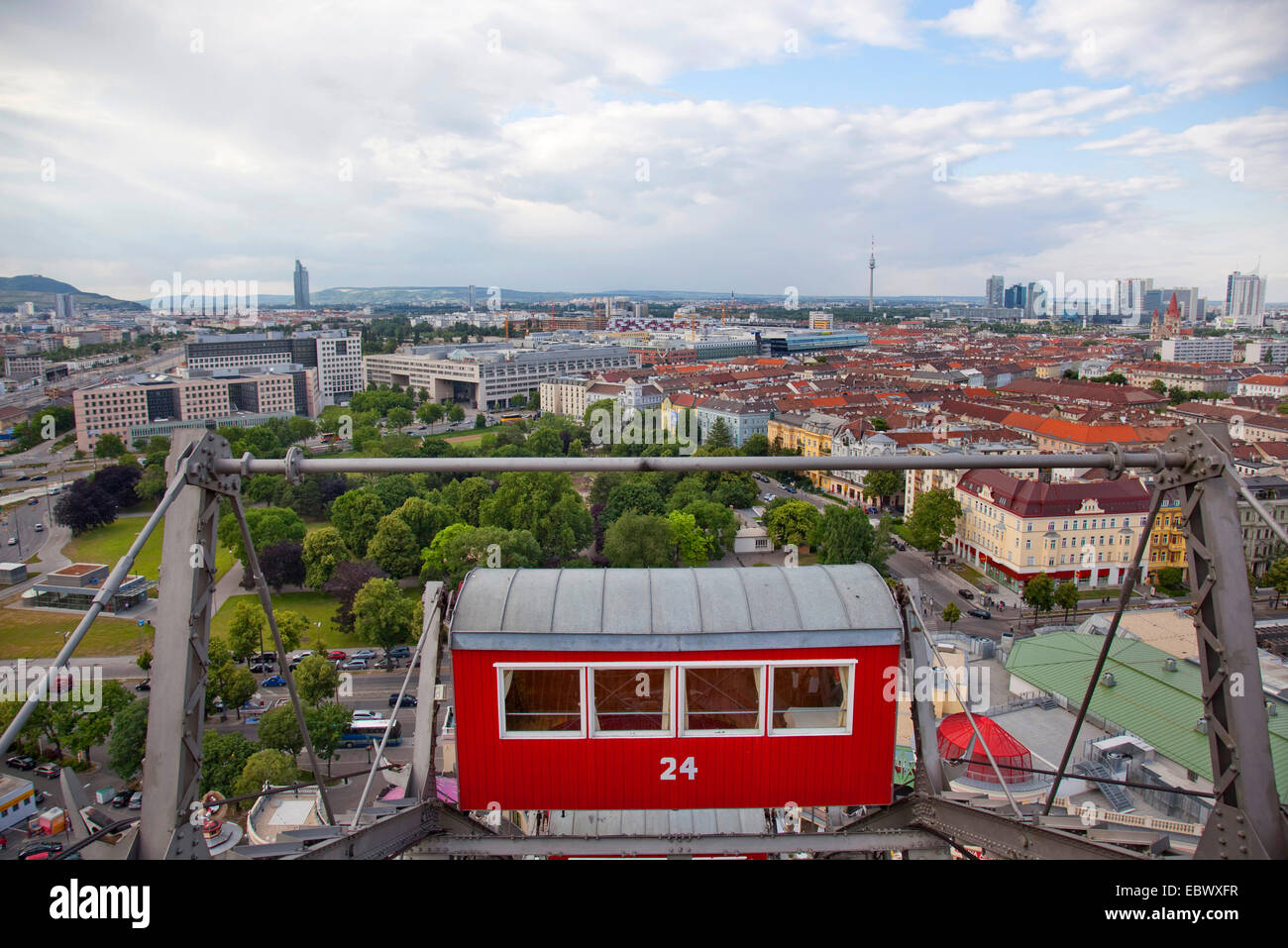 View from prater ferris hi-res stock photography and images - Alamy