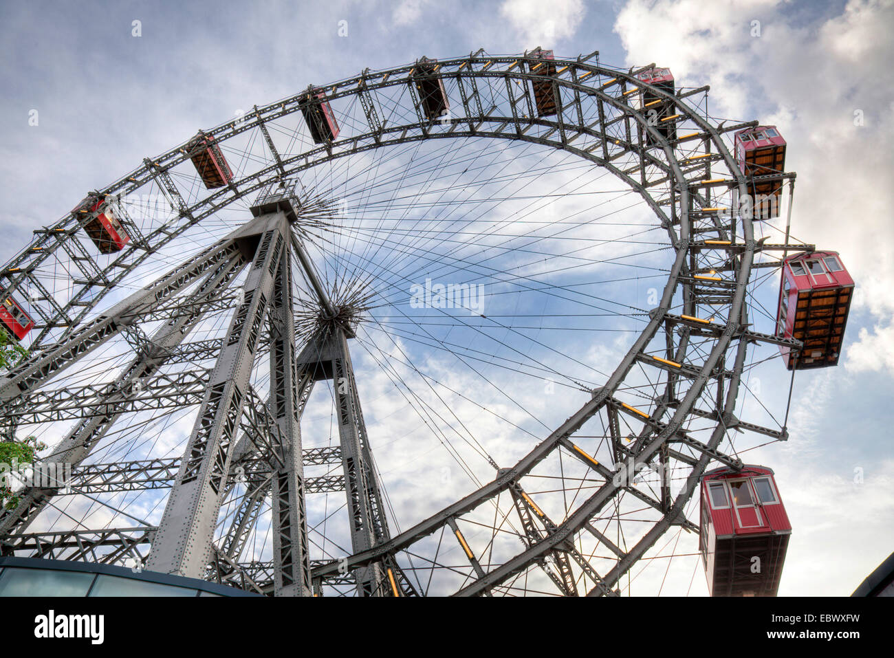 big wheel in Vienna Prater, Austria, Vienna Stock Photo - Alamy