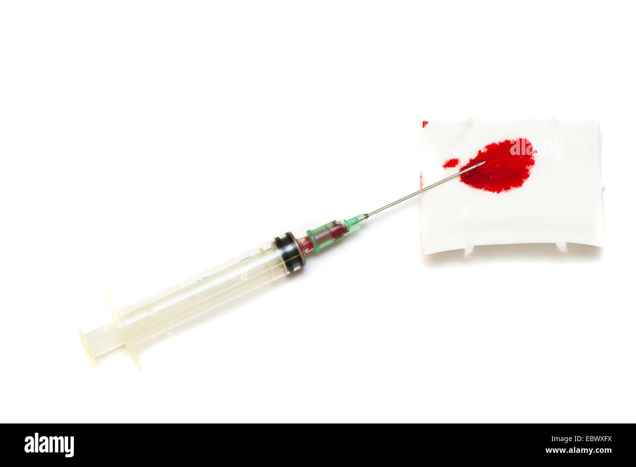 injection with blood Stock Photo - Alamy