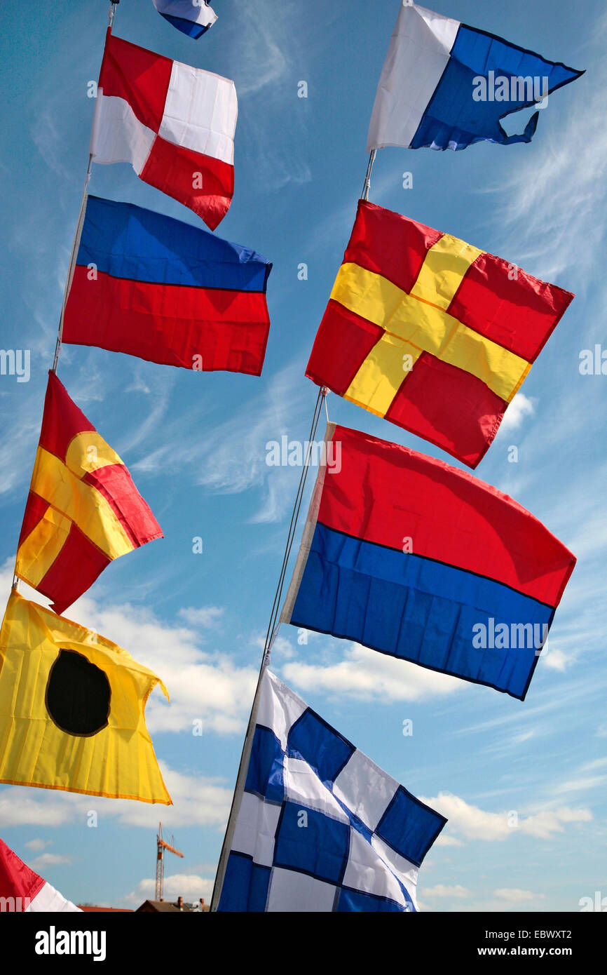 Flag blowing wind windy flags hi-res stock photography and images - Alamy