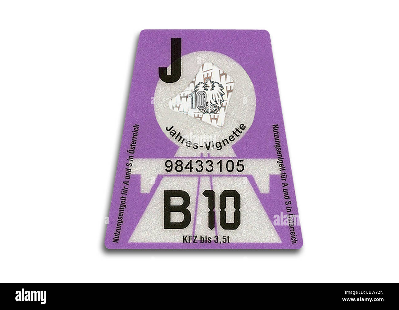 Autobahnvignetten hi-res stock photography and images - Alamy