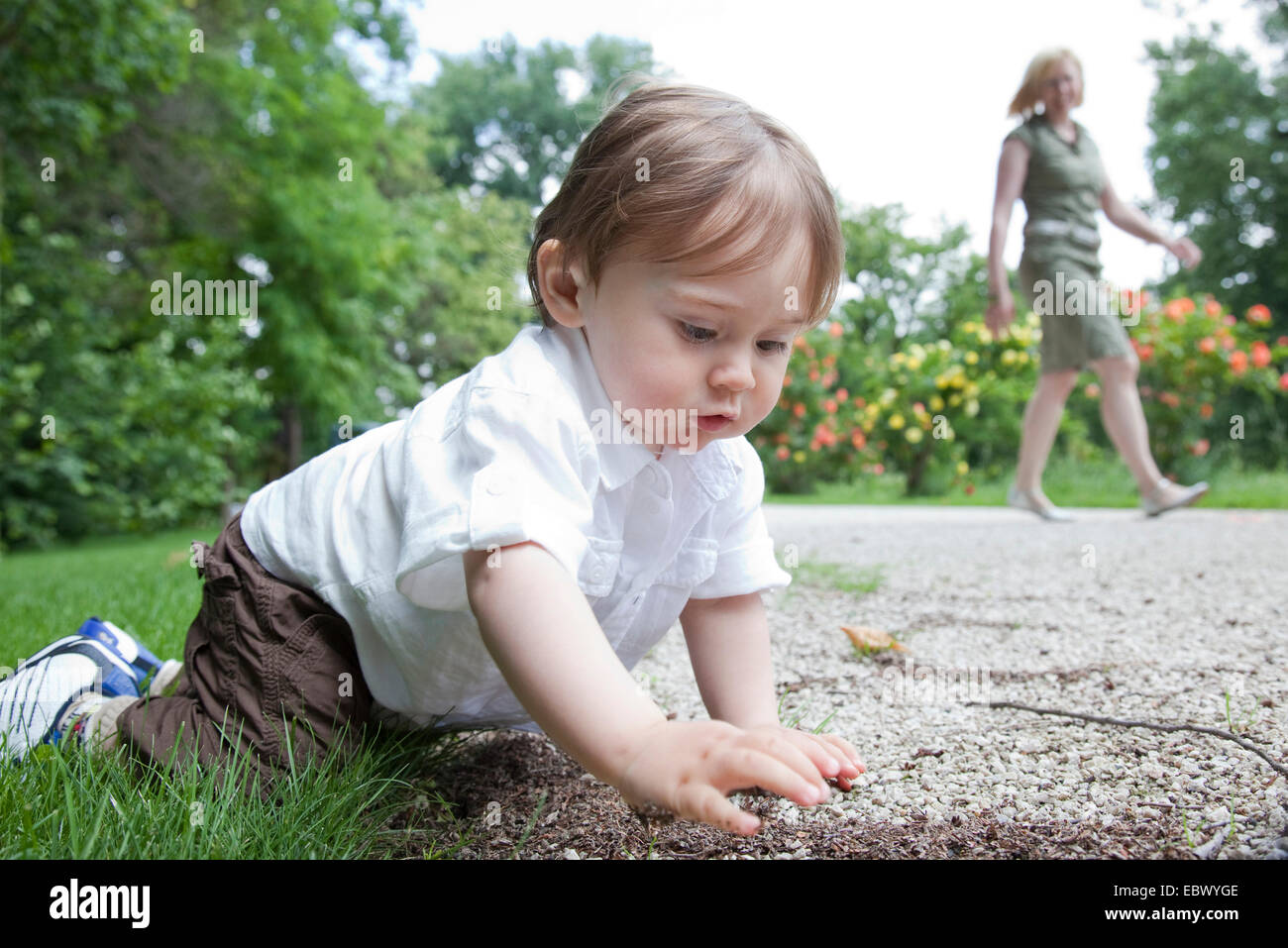 little boy, one year old Stock Photo - Alamy