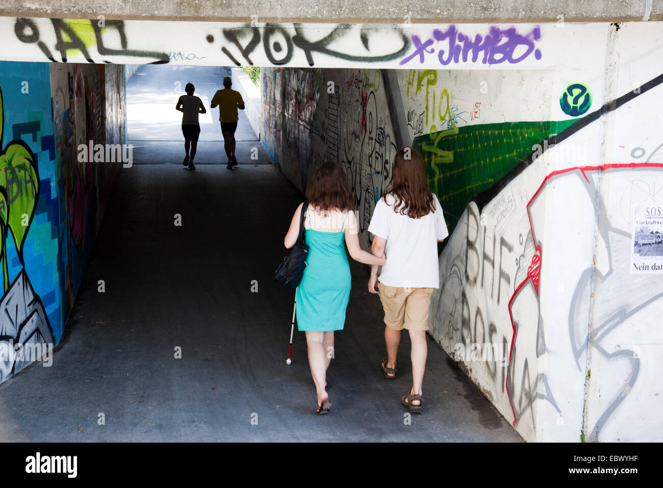 Pedestrians in the subway hi-res stock photography and images - Alamy