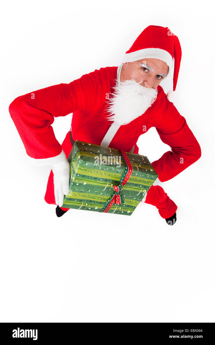 Santa men in white Cut Out Stock Images & Pictures - Alamy