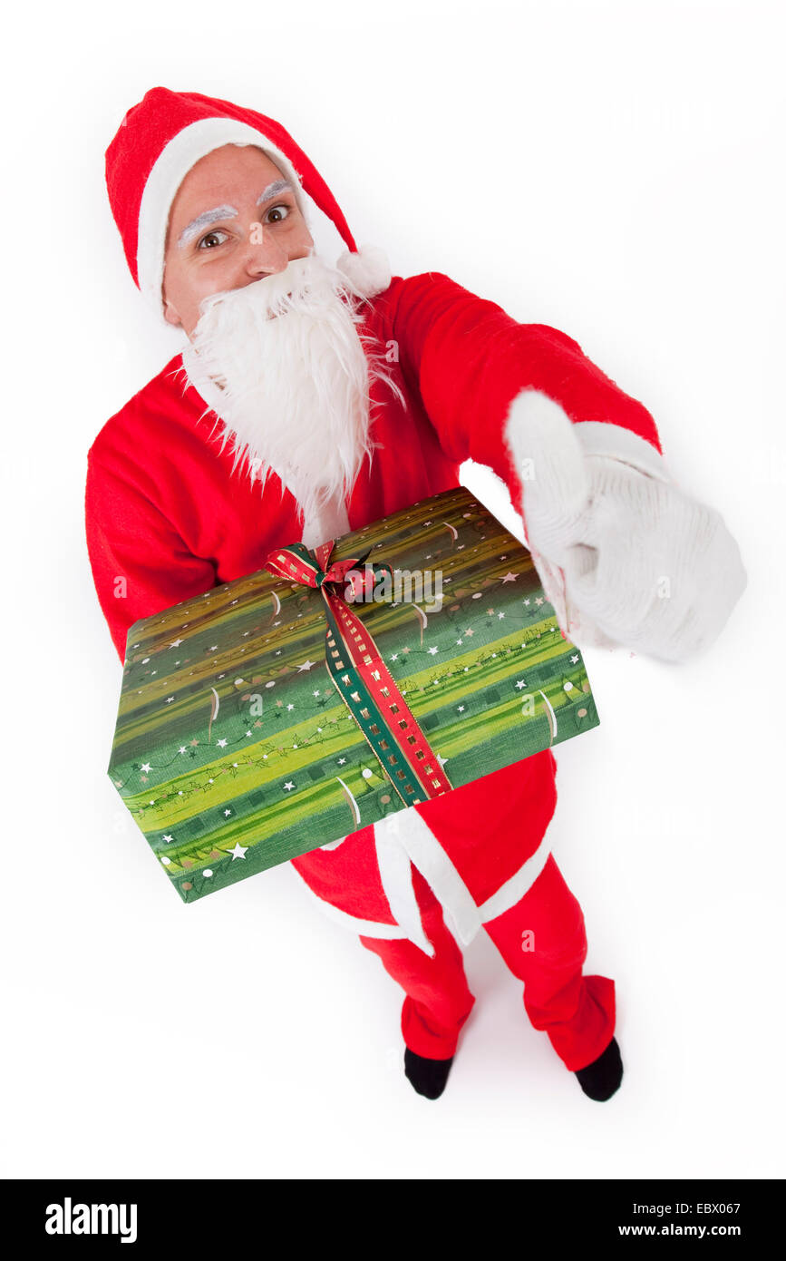 Present father christmas gift Cut Out Stock Images & Pictures - Alamy