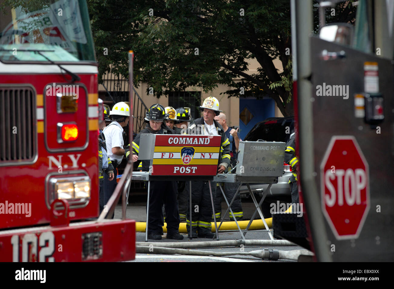 FDNY in action, 2nd Alarm, Box 1069, 781 Washington Ave, Brooklyn, Oct ...