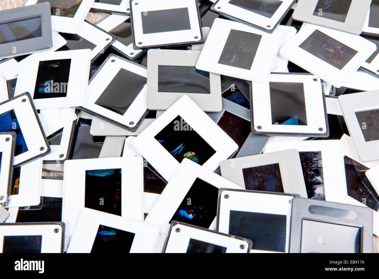 a big pile of color slides Stock Photo - Alamy