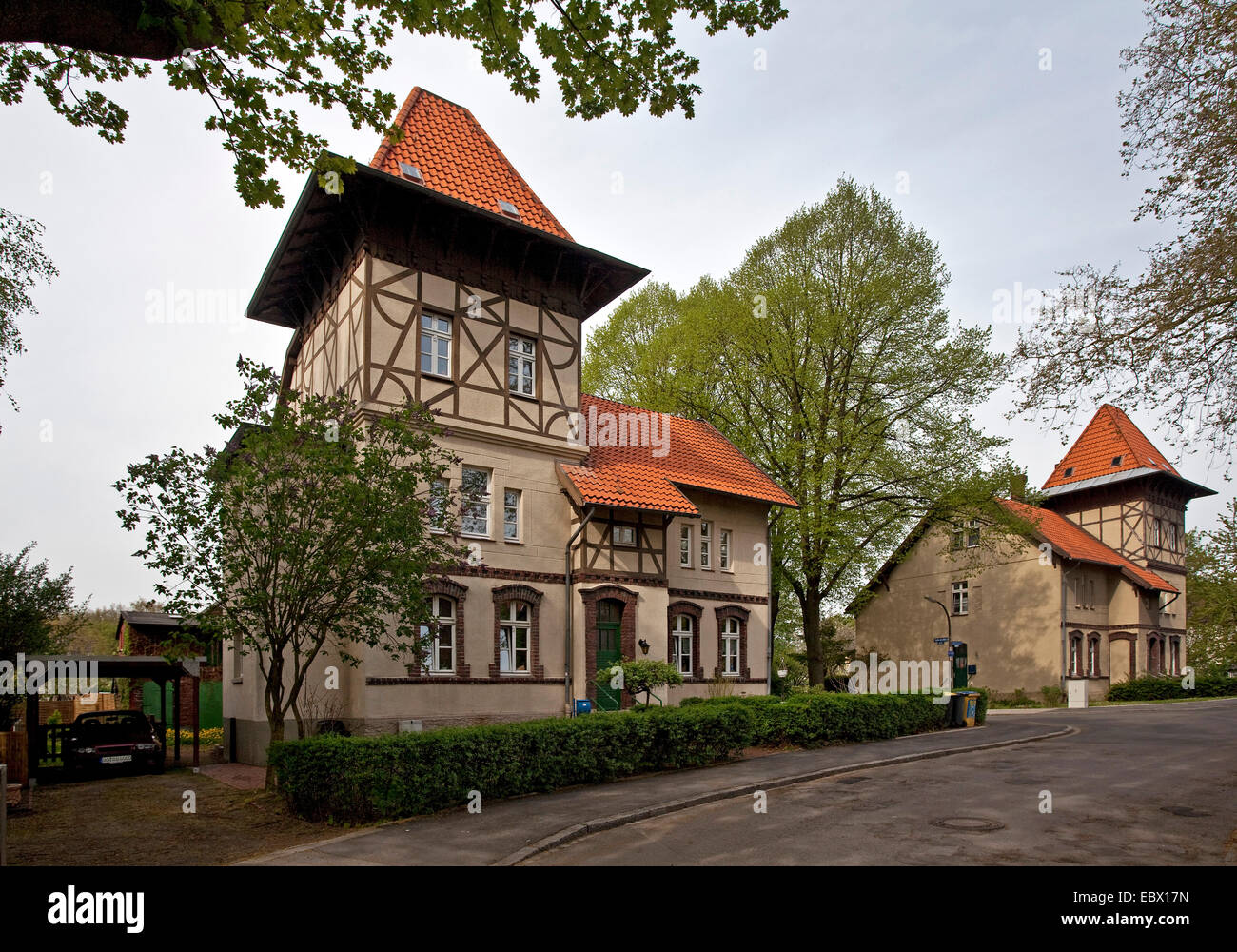 former residental zones of miners Eving, Germany, North Rhine ...