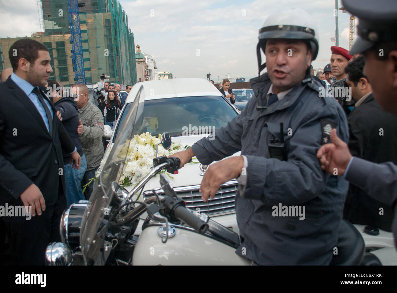 Jeanette Feghali SABAH funeral a Lebanese famous singer Stock Photo - Alamy