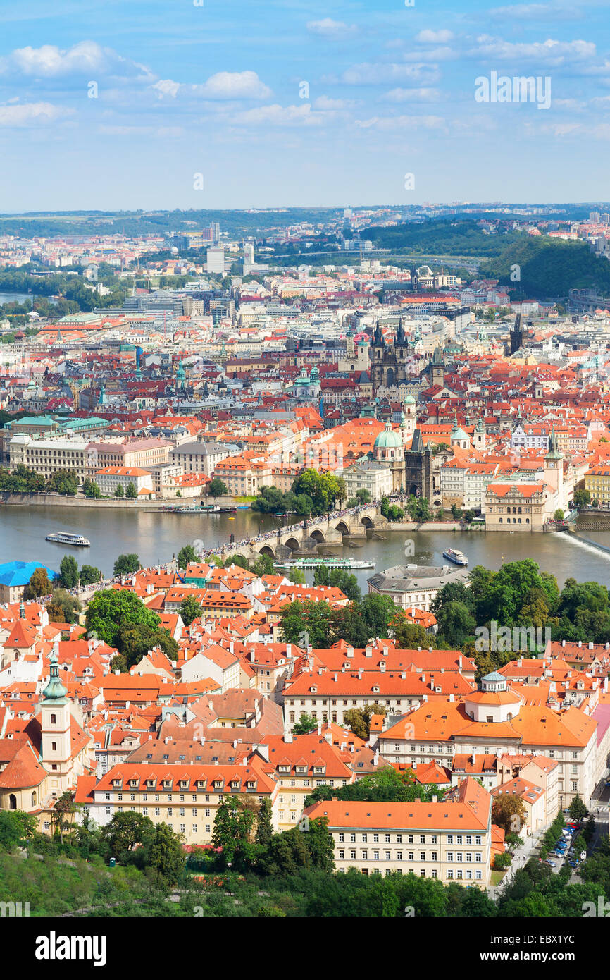 Prague from above Stock Photo - Alamy