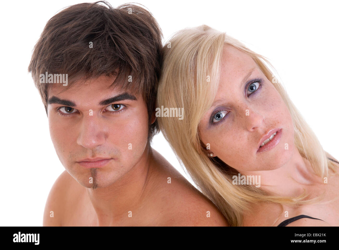 portrait of a young pair Stock Photo - Alamy