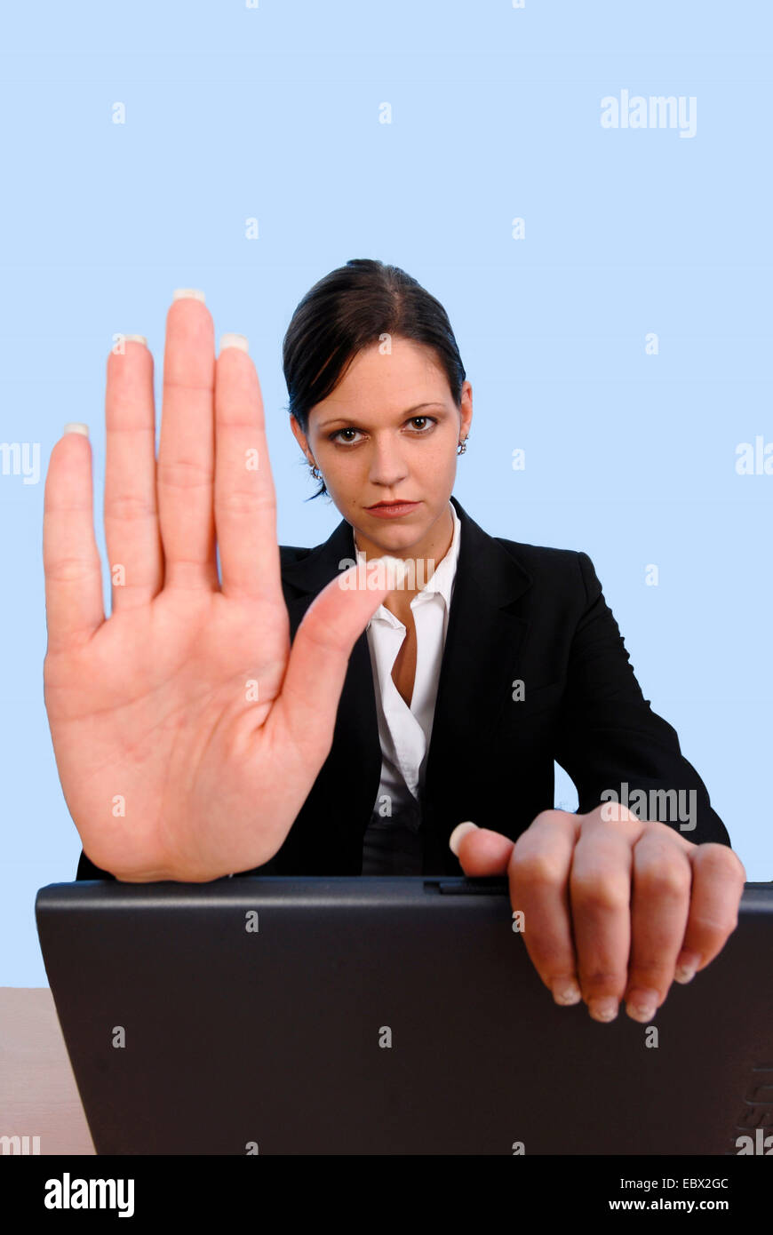 Defensive gesture hi-res stock photography and images - Alamy