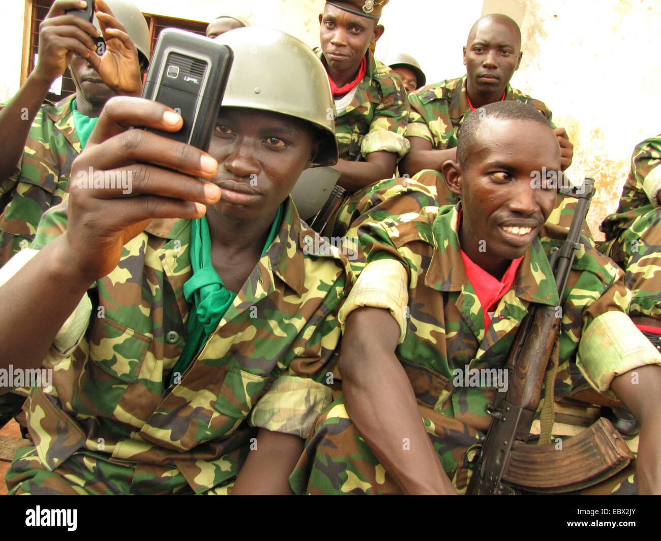 guard of honour of the burundian army at the festivities for the ...