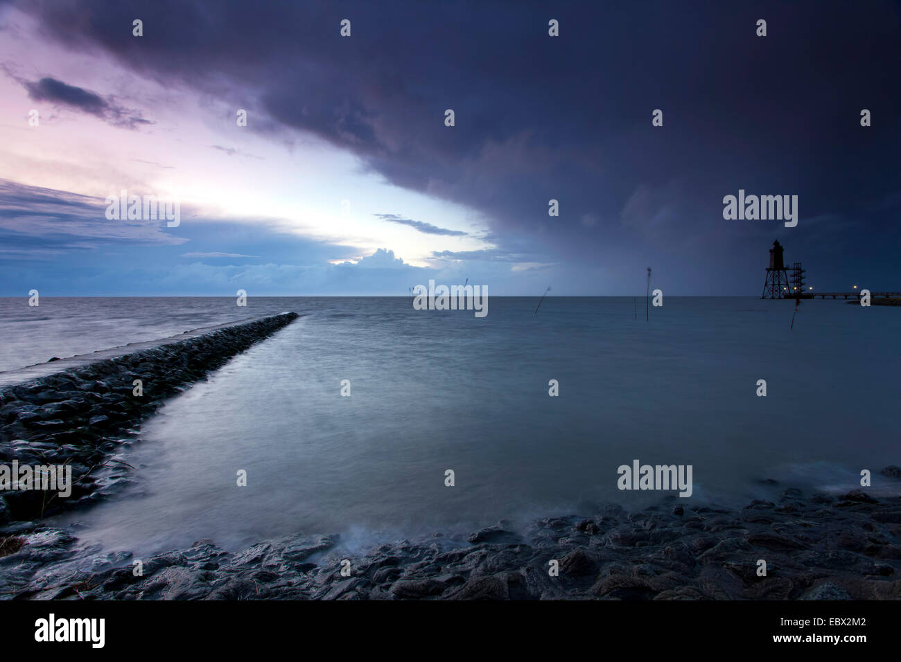 Lighthouse obereversand hi-res stock photography and images - Alamy