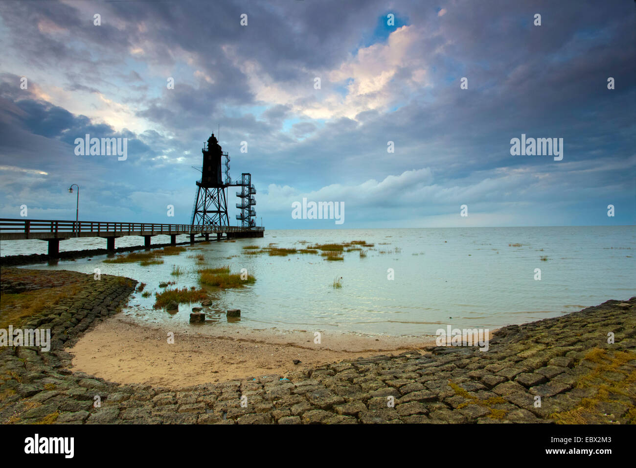 Lighthouse obereversand hi-res stock photography and images - Alamy