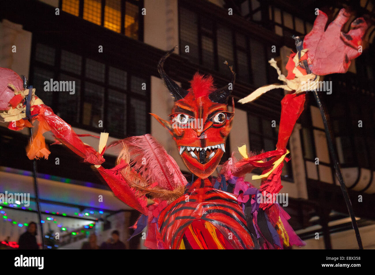 Chester, UK 4th December, 2014. Mid-Winter Watch Parade Karamba Samba a ...