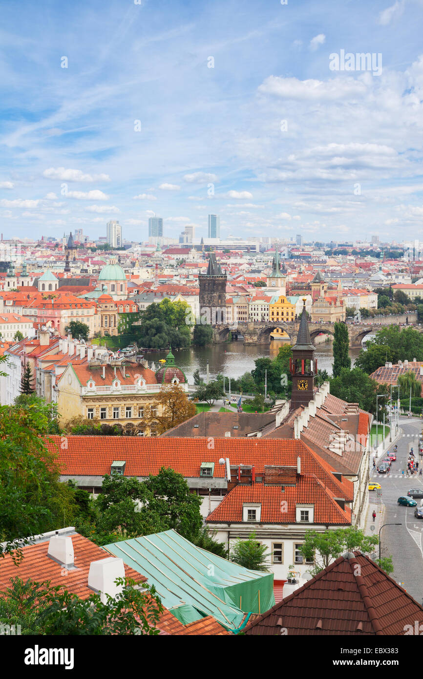 Prague from above Stock Photo - Alamy