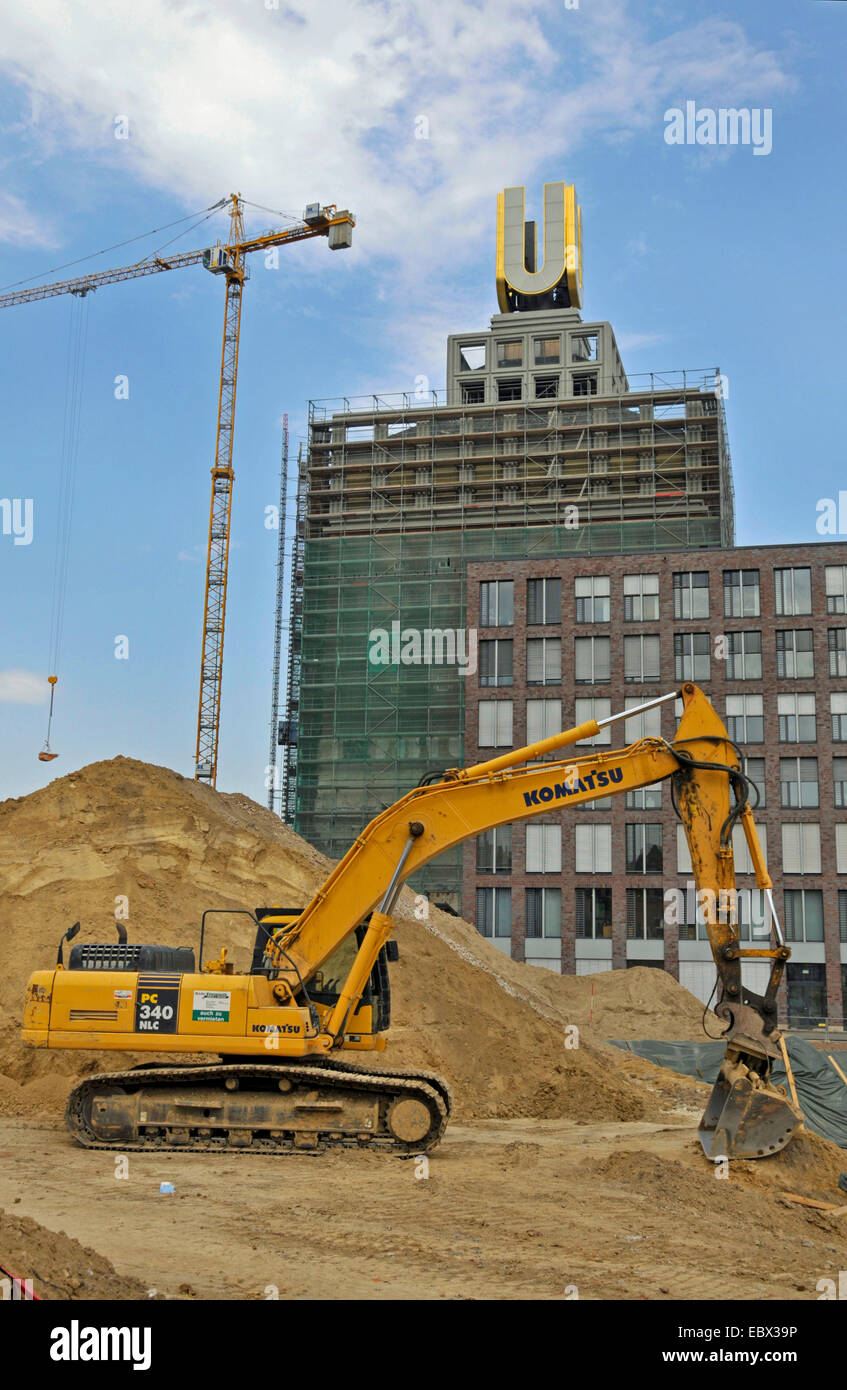 renovation of the U-tower, Germany, North Rhine-Westphalia, Ruhr Area ...