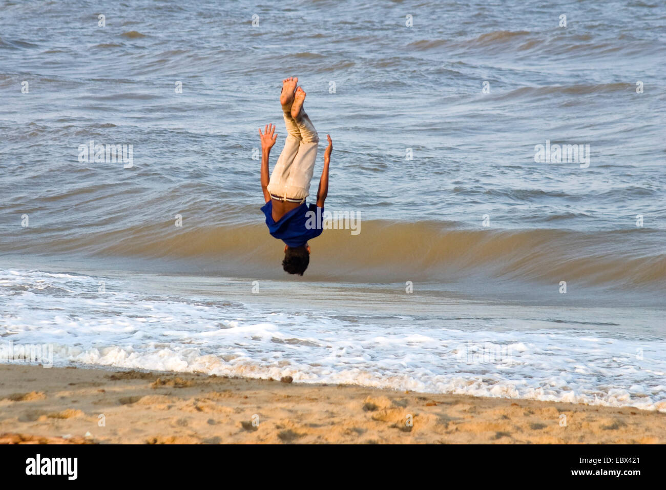 Indian kid beach hi-res stock photography and images - Alamy