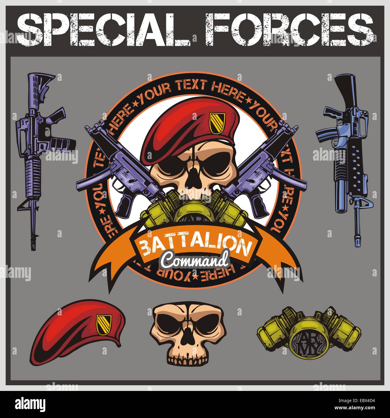 Commando sticker hi-res stock photography and images - Alamy