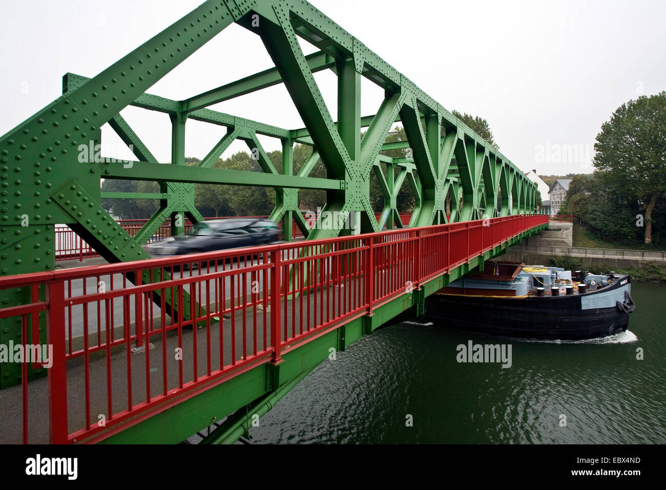Car carrier on bridge hi-res stock photography and images - Alamy