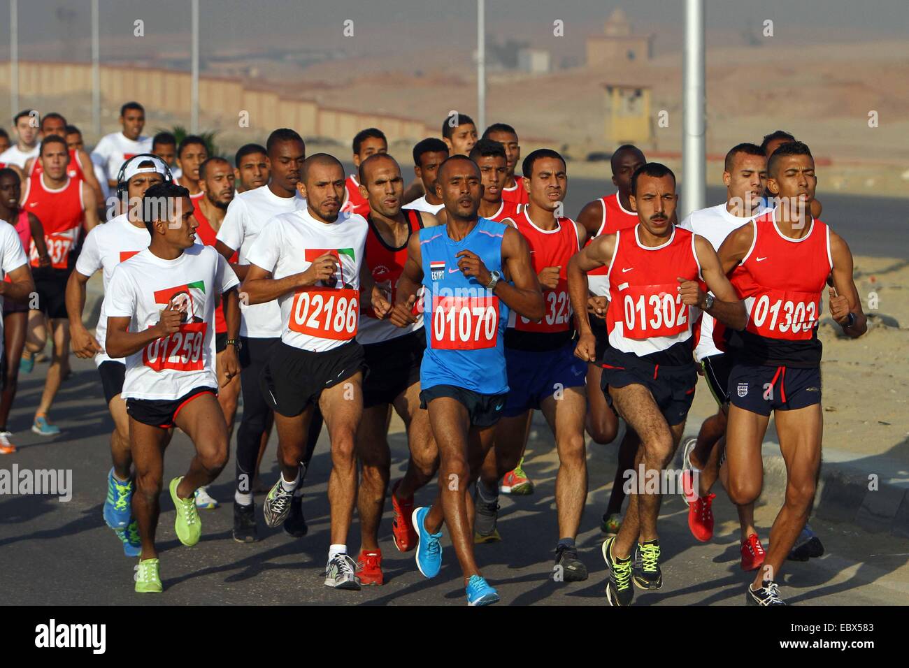 Cairo, Egypt. 5th Dec, 2014. Participants run in the Zayed Charity ...